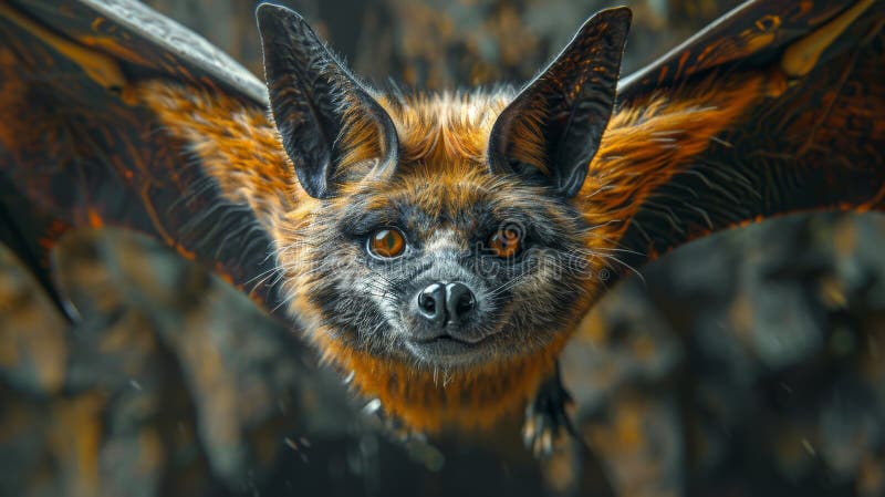 Hyper Realistic Flying Fox in Natural Habitat with Intricate Details ...