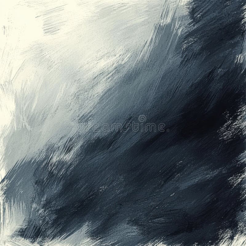 Close-up View of an Oil Paint Impressionist Artwork with Visible ...