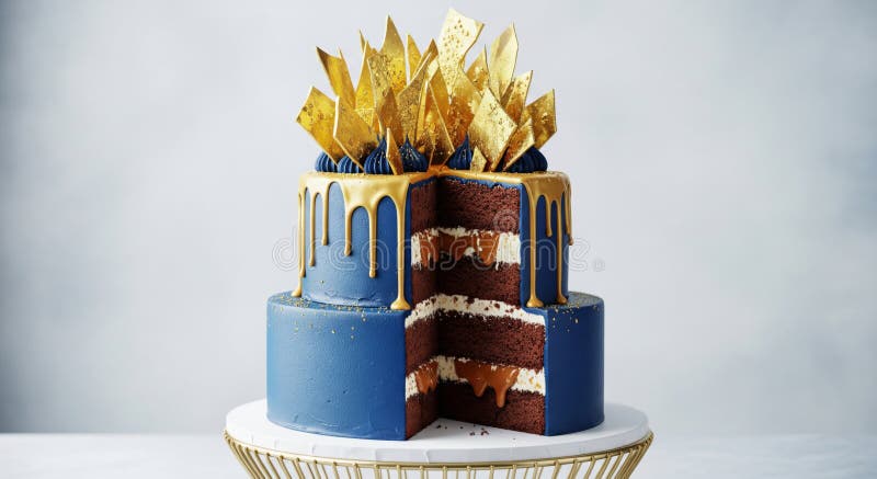 Luxurious Two Tier Drip Cake Stock Photos - Free & Royalty-Free Stock ...