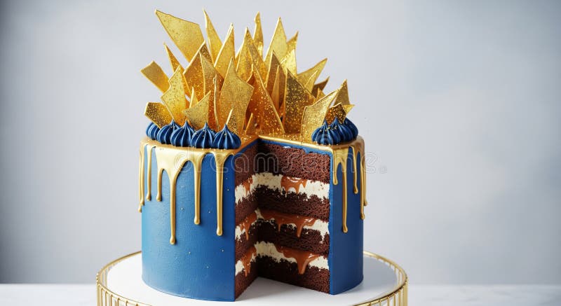 Luxurious Two Tier Drip Cake Stock Photos - Free & Royalty-Free Stock ...