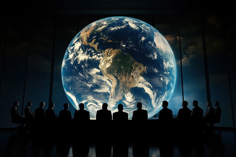 A Hyper-realistic Holographic Representation of Earth is Showcased in a ...