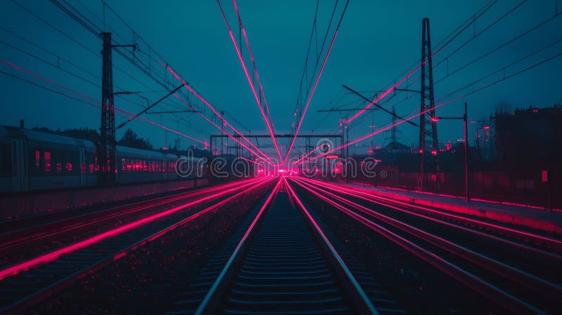 A Hyper-realistic Illustration of Power Electric Energy Background ...