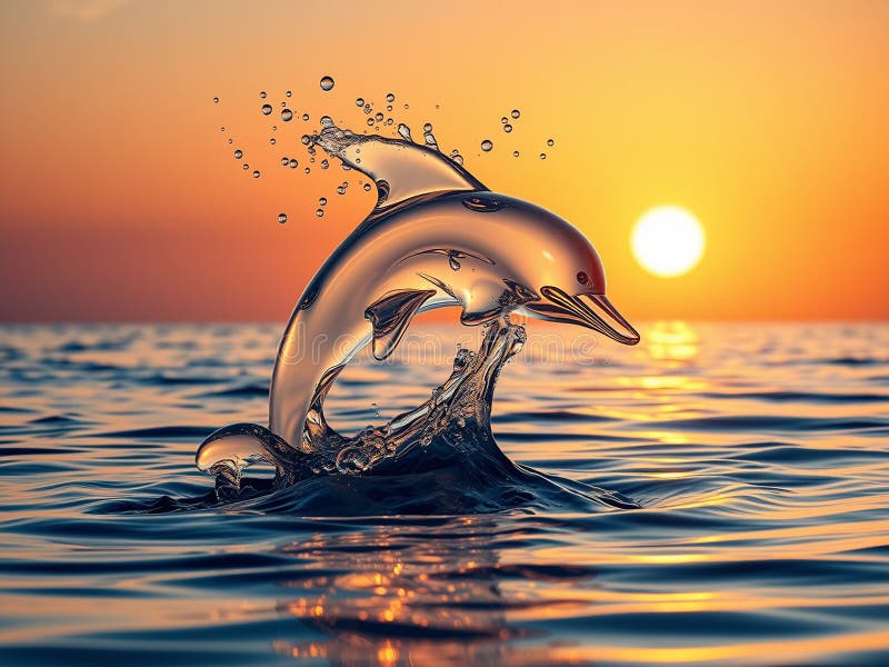 A Hyper-realistic Image of a Dynamic and Translucent Water Splash ...