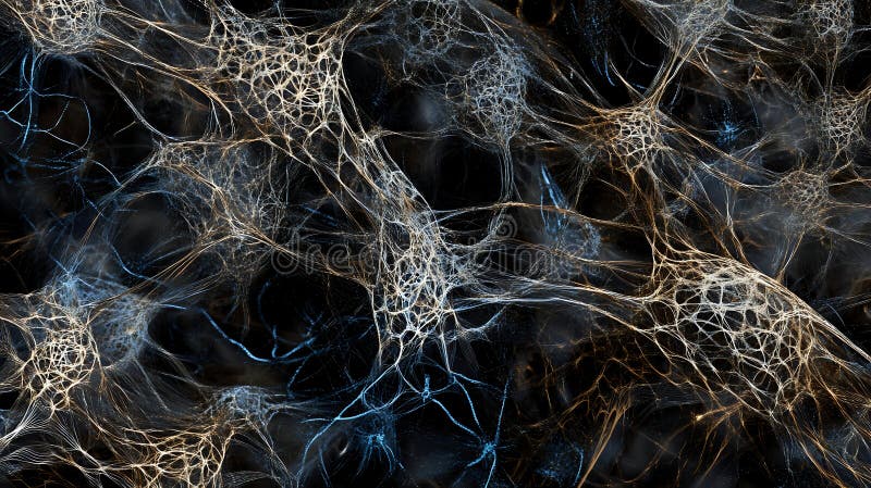 Digital Neural Pathways Intertwining with Organic Cellular Structures ...
