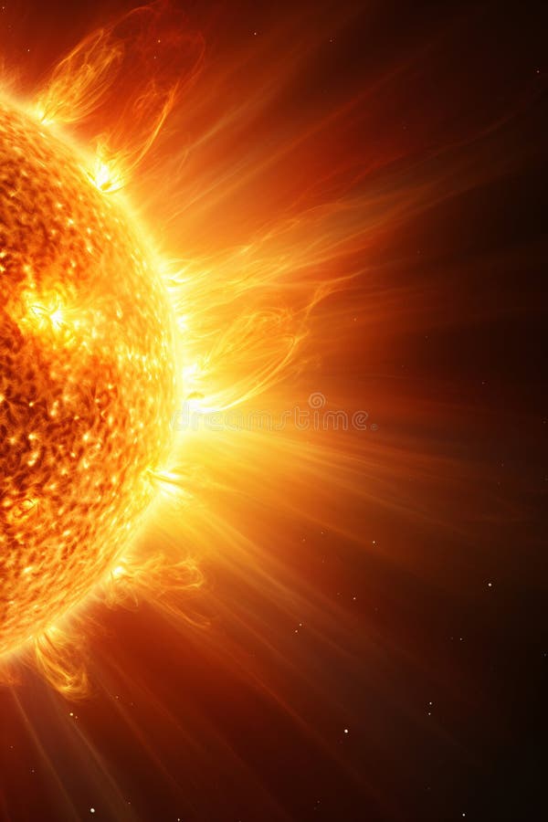 Hyper-realistic Image of the Sun S Surface Showcasing the Raw Power of ...