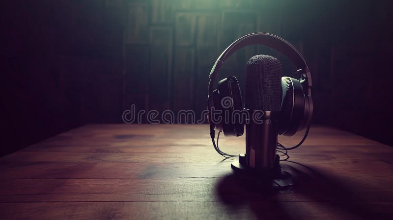 Hyper-Realistic 4K Image of Sleek Microphone Stock Photo - Image of ...