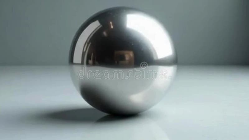 Hyper-realistic Metal Ball Bouncing on Mirrored Surface with Soft ...
