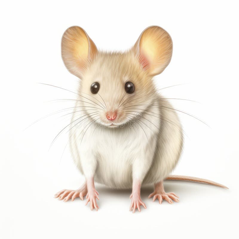 Hyper-realistic Mouse Animal Vector Illustration Stock Illustration ...