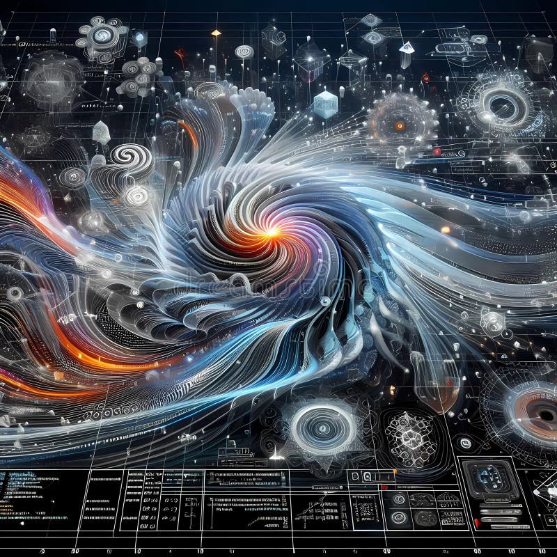 Hyper Realistic Quantum Computing, Cosmos Concept Quantum, Quantum Fluctuations, Science ...