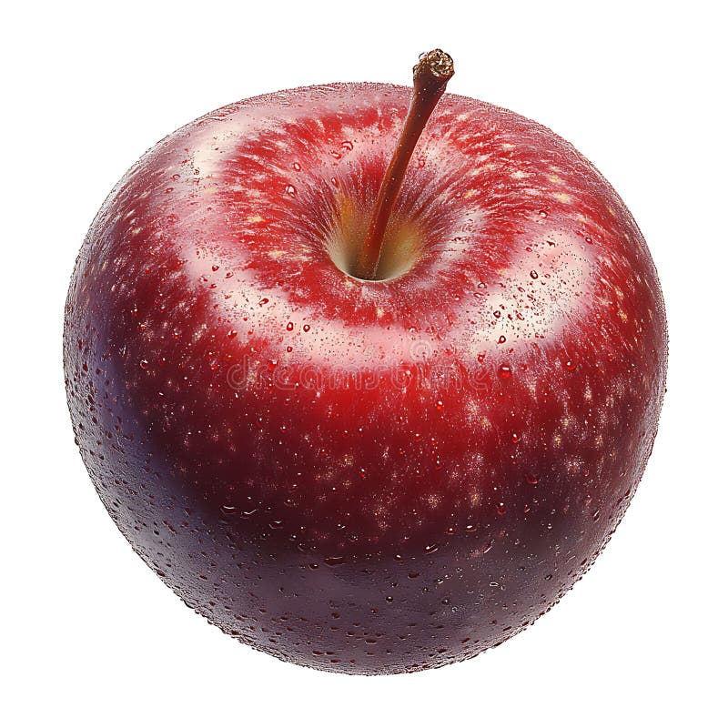 Hyper Realistic Red Apple Clipart for Creative Projects Stock ...