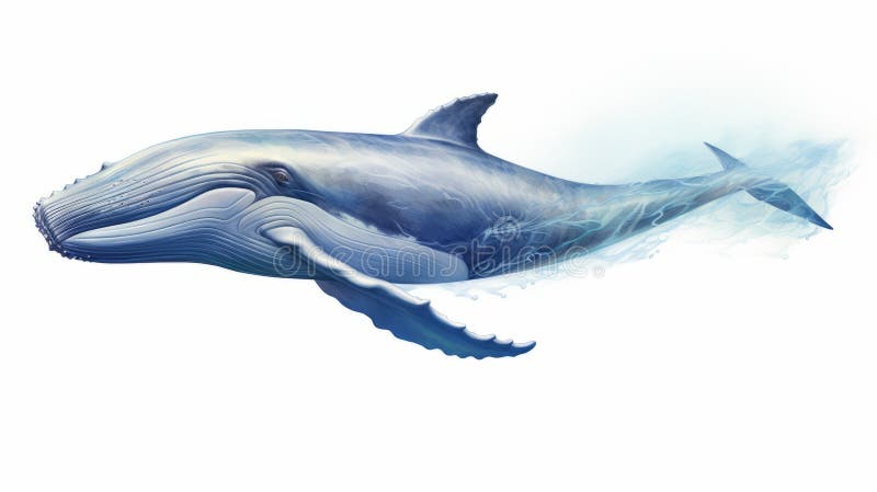 Realistic Whale Drawing