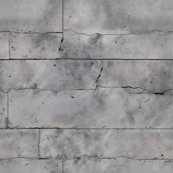 Hyper-realistic Seamless Gray Concrete Texture. Stock Illustration ...