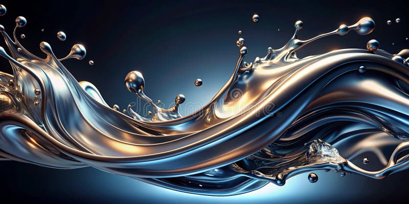 Hyper Realistic Simulation of Liquid Metal Flowing into Abstract Shapes ...