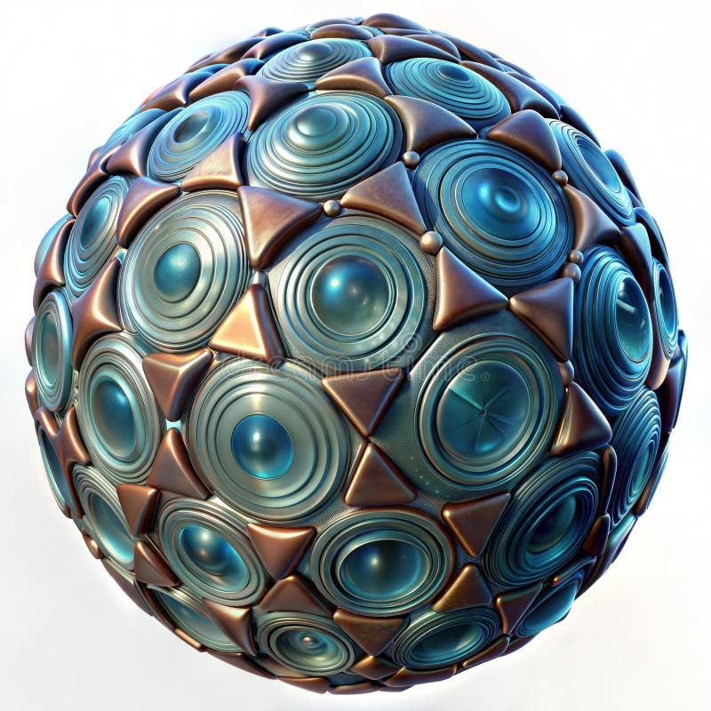 Hyper-detailed Spheres 3D Rendered, for Designs and Illustrations, AI ...