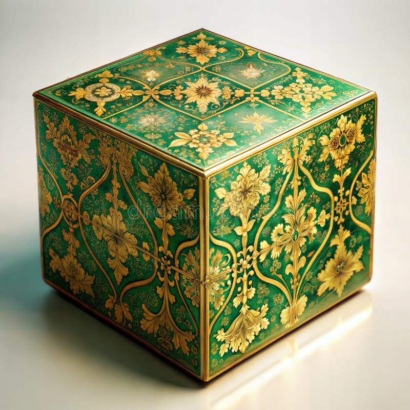 Hyper-detailed Texturized Cube 3D Rendered, for Designs and ...