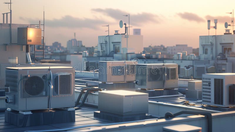 Hyper Realistic Urban Environment Showcasing Edge Computing Devices in ...