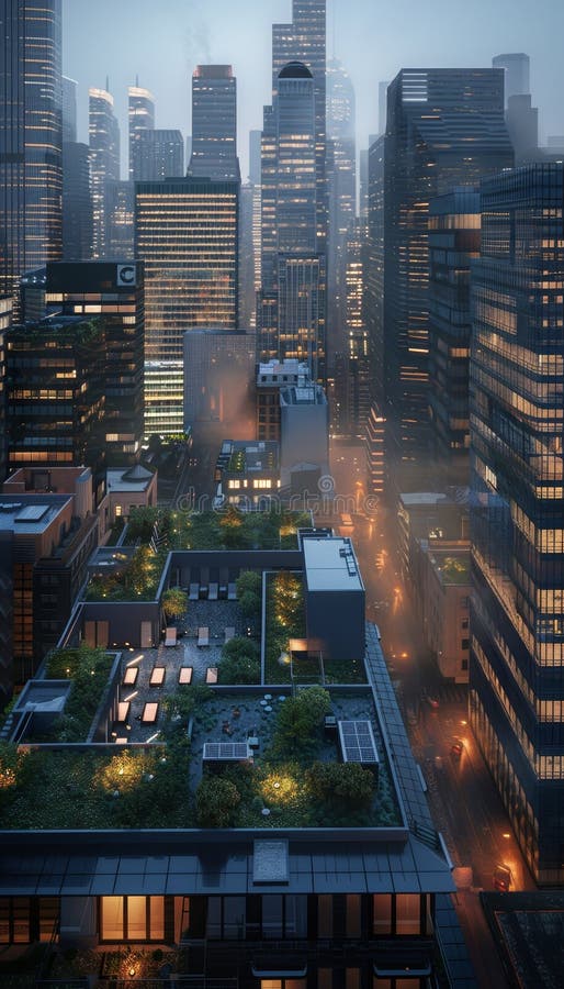 Hyper Realistic Urban Scene Showcasing Smart City Technology with Edge ...