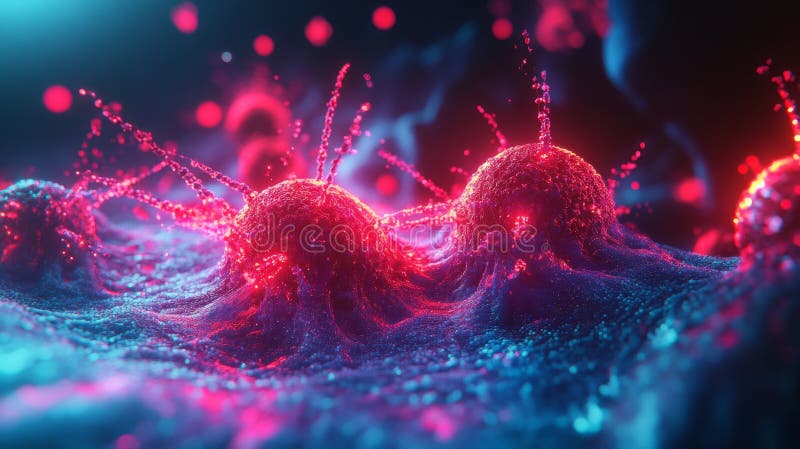 Hyper Realistic View of Carcinoma Cells Spreading in 3D Environment ...