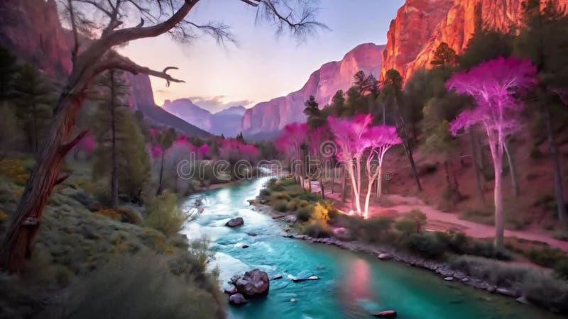 Hyper-realistic Virtual Nature Stock Footage - Video of nature, cloud ...