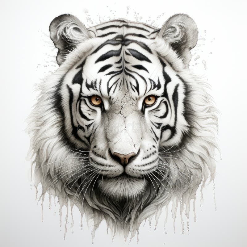 Hyperrealistic Tiger Stock Illustrations – 105 Hyperrealistic Tiger ...