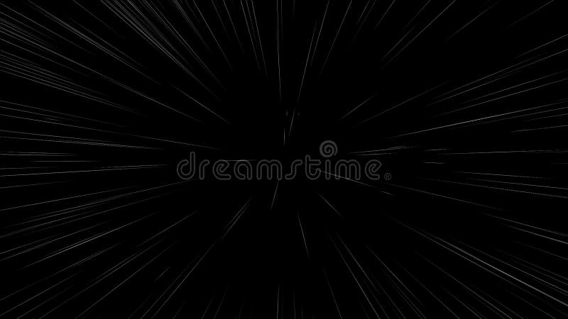 Hyper Space Zoom of Different Length Line Effect Animation Stock ...