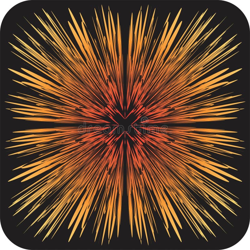 Black Sunray Pattern Vectors Stock Vector - Illustration of night ...