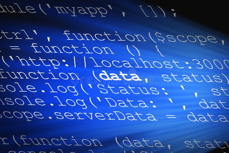 Hyper text markup language stock illustration. Illustration of young ...