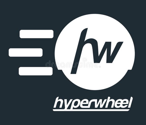 Hyper Wheel Logo Design stock illustration. Illustration of activity ...
