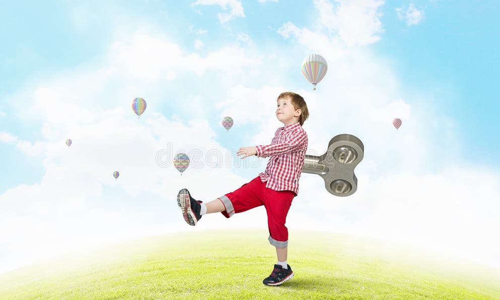 Hyperactive happy child stock photo. Image of male, happy - 63853526