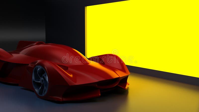 Hypercar design_1 stock illustration. Illustration of luxury - 261008096