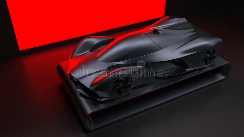 Hypercar design_4 stock illustration. Illustration of shape - 261008084