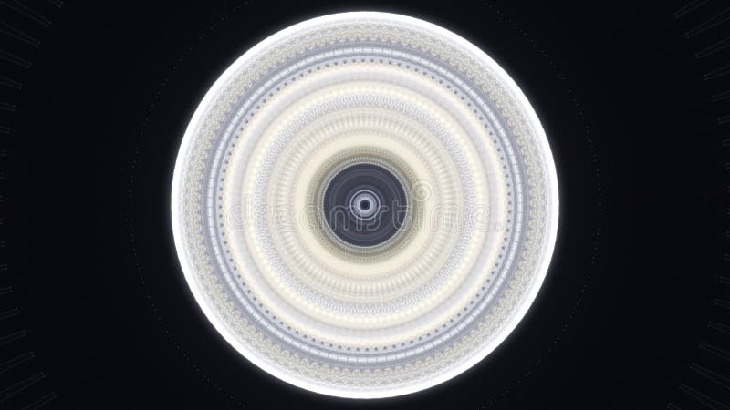 Hyperjump through Time Travel Machine. Motion. Time and Space Corridor ...