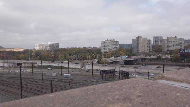 Hyperlapse Fast View of Traffic on the Schuylkill Expressway in ...