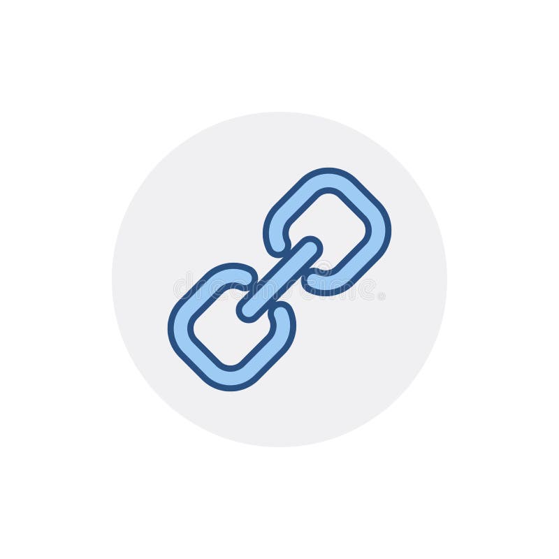 Hyperlink Link Web Web Link Icon Stock Illustration - Illustration of ...