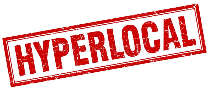 Hyperlocal square stamp stock vector. Illustration of insignia - 95267355