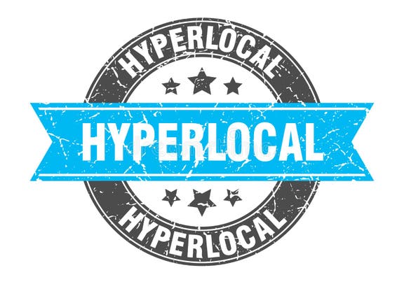 Hyperlocal stamp stock vector. Illustration of circle - 196537584