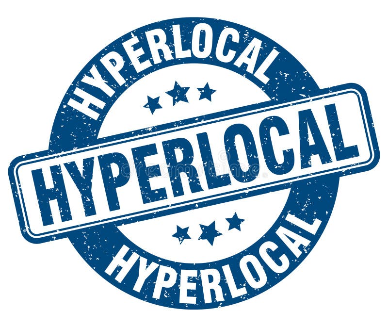 Hyperlocal Stamp. Hyperlocal Label. Round Grunge Sign Stock Vector ...