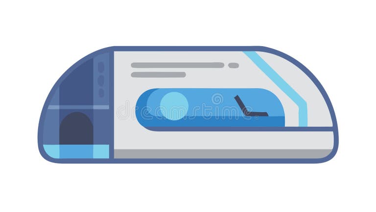 Hyperloop Train Icon: High-Speed Transport Future Commuting, Vector Design Generative AI Stock ...