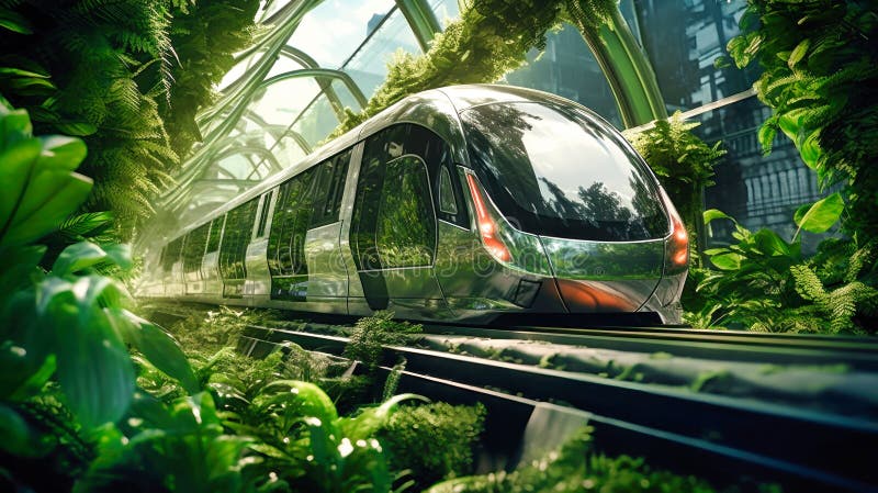 Hyperloop Train, Magnetic Levitation Train Background, Fastest Train of ...