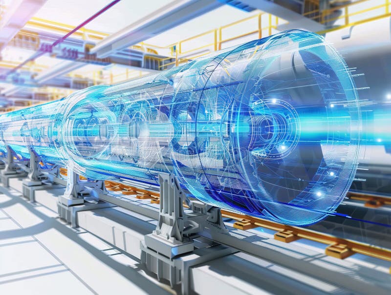 Hyperloop Visualization with Augmented Reality Transparent Hyperloop in ...