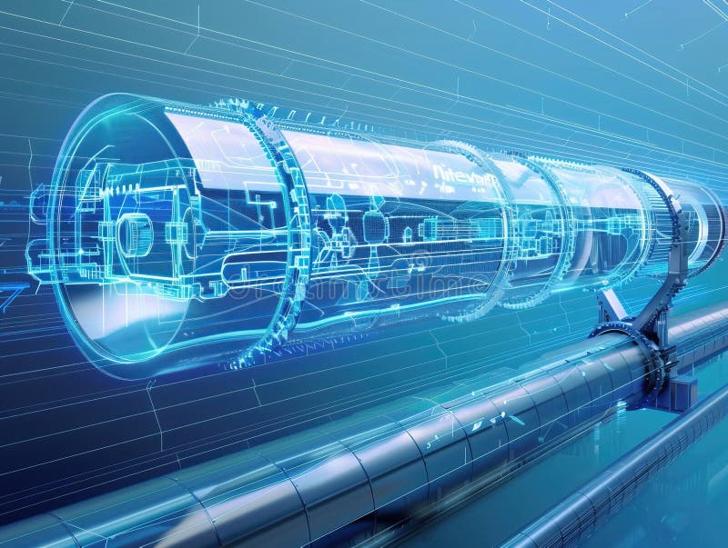 Hyperloop Visualization with Augmented Reality Transparent Hyperloop in ...