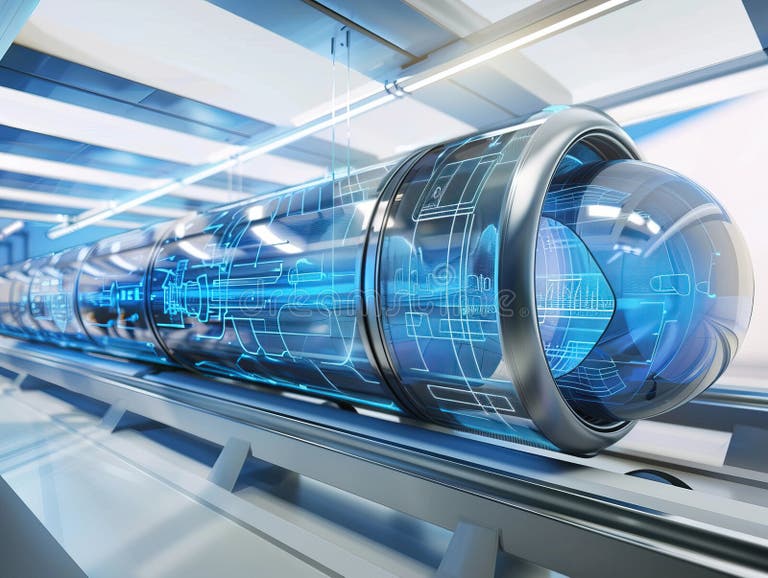 Hyperloop Visualization with Augmented Reality Transparent Hyperloop in ...