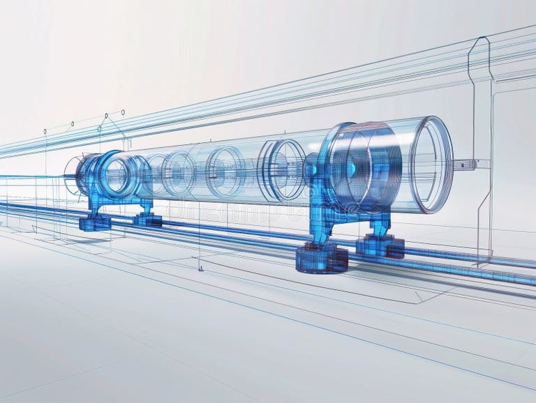 Hyperloop Visualization with Augmented Reality Transparent Hyperloop in ...