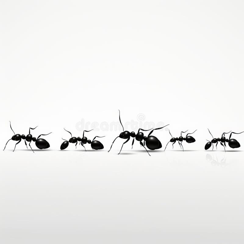 Hyperrealistic Ants: Pensive Poses and Minimalistic Portraits in ...