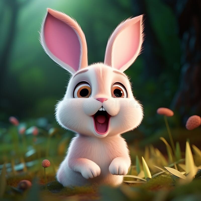 Rabbit Mouth Open Stock Illustrations – 200 Rabbit Mouth Open Stock ...