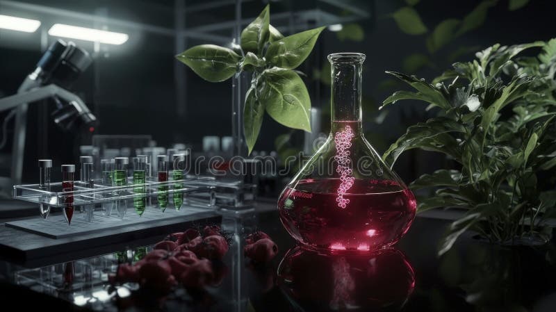 Hyperrealistic Chemistry Research Facility Innovative Laboratory ...