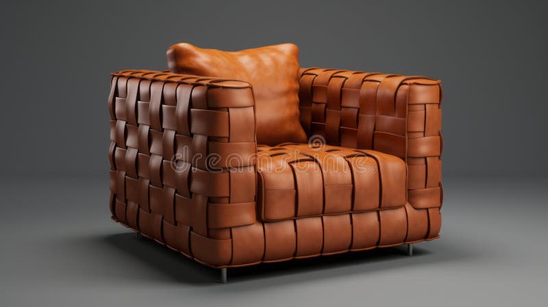 3d Model Furniture Woven Sofa - Texture Experimentation Stock ...