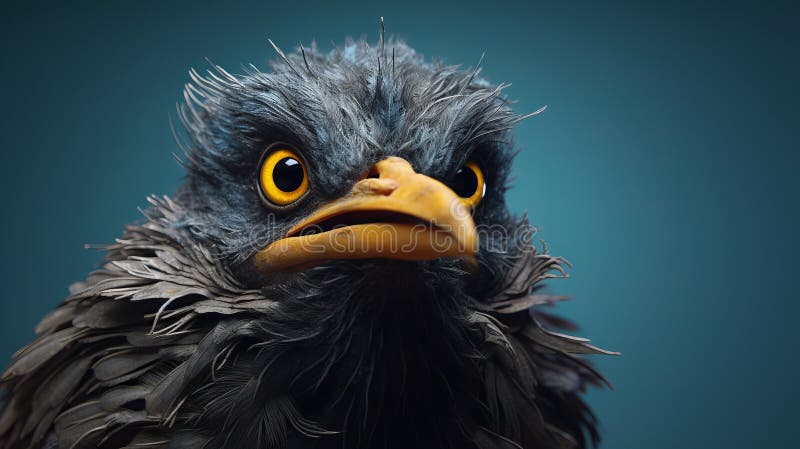Hyperrealistic 3d Bird Art with Gritty Reportage and Dynamic Facial ...