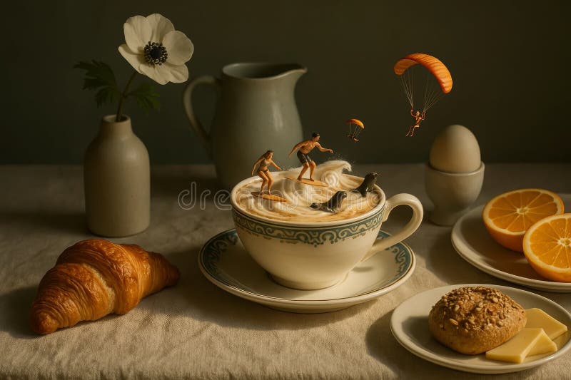 Foamy Coffee Waves Stock Photos - Free & Royalty-Free Stock Photos from ...