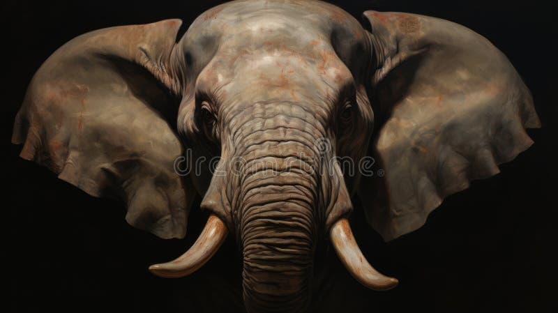 Hyperrealistic Elephant Illustration by Joshua Hoffine: Scary and ...
